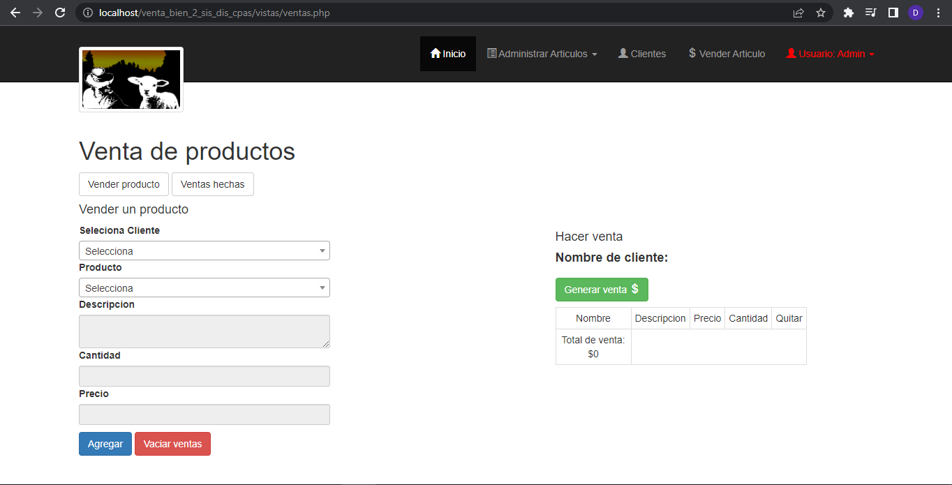 GitHub - gabriel9528/prueba-sistema-de-ventas: prueba sistema de ventas PHP
