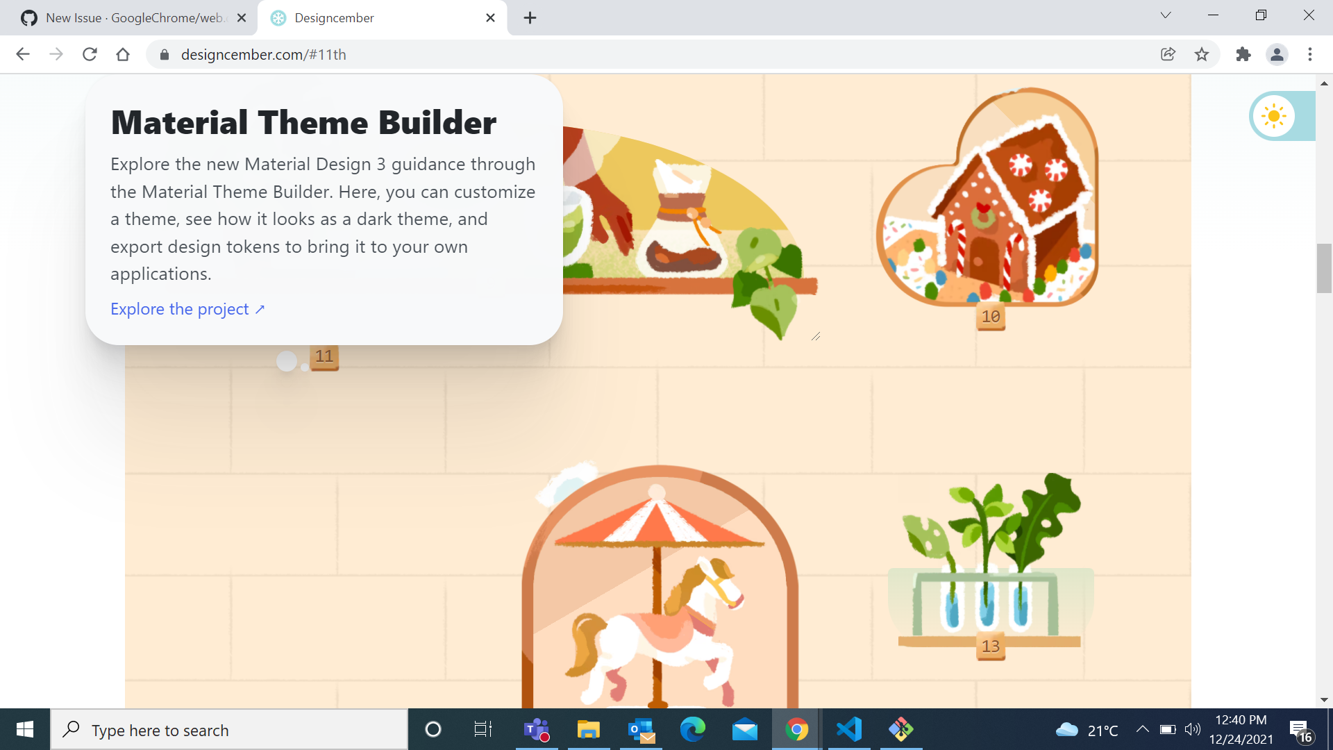 [Designcember site] Image is getting hide on click · Issue #7099 ...