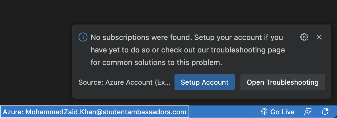 Cannot list subscriptions · Issue #726 · microsoft/vscode-azure-account · GitHub