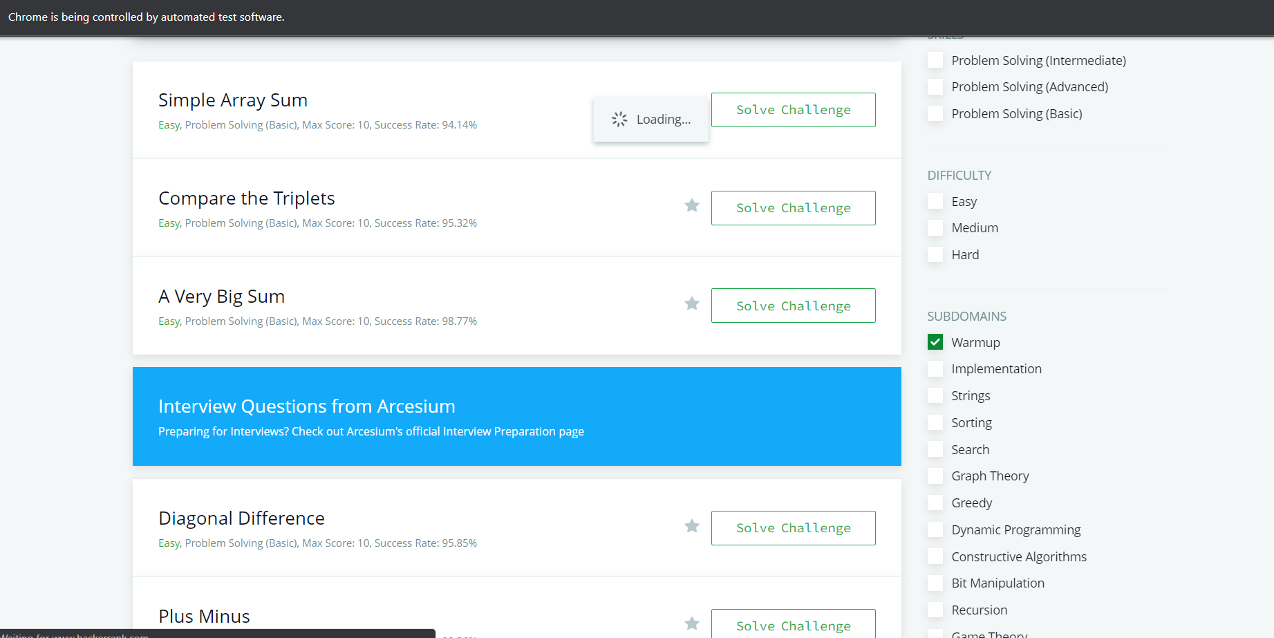 GitHub - naikleelananda/HackerRank-Automation-with-Puppeteer: Technology used : nodejs ...