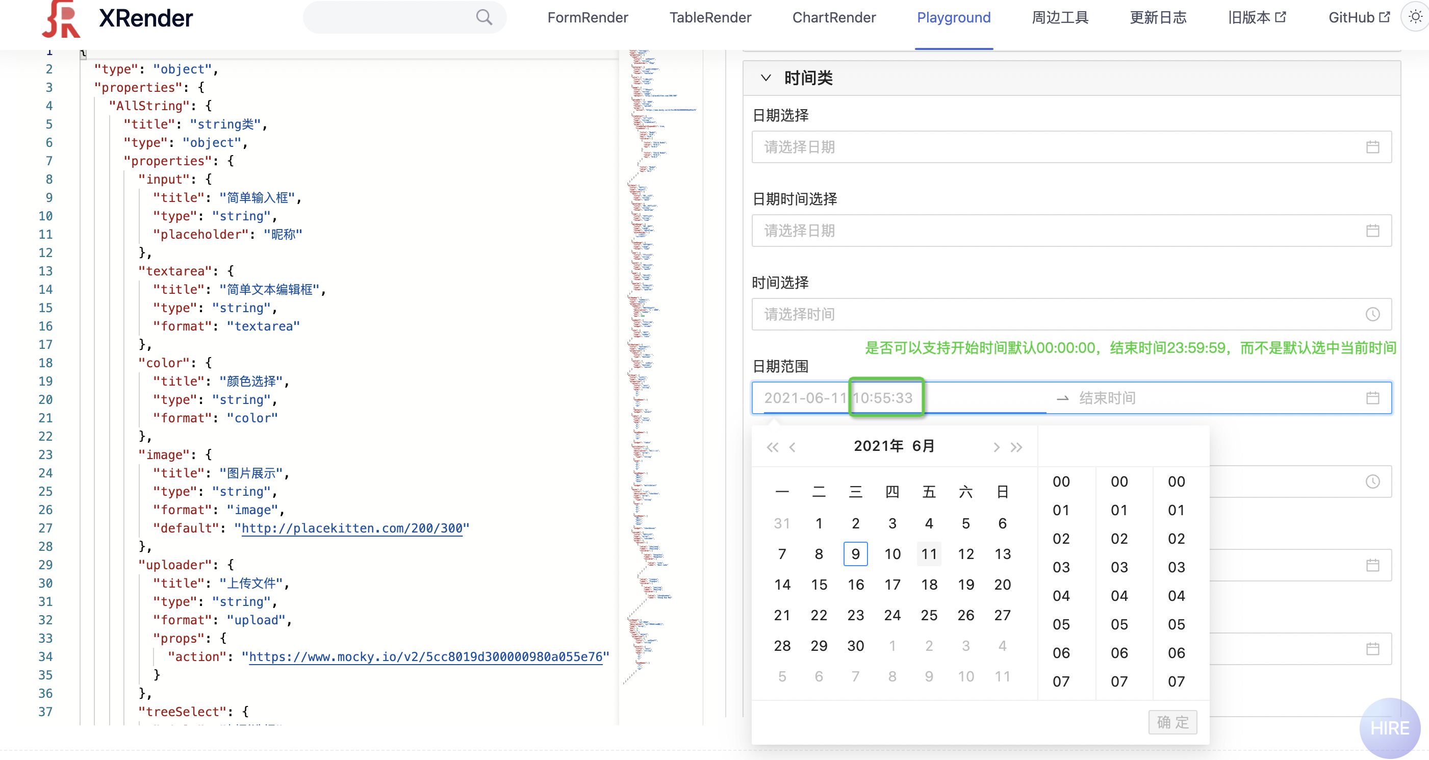 formRender日期范围readOnly时无法回填日期信息 · Issue #431 · alibaba/x-render · GitHub
