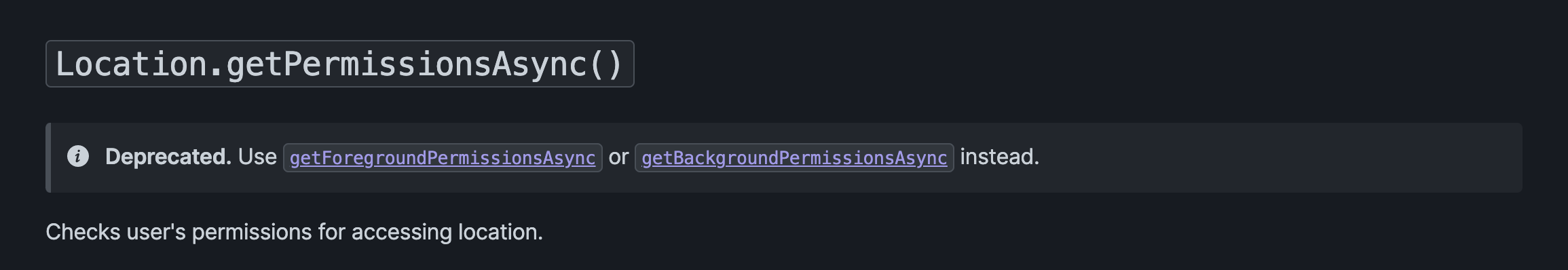 Docs Standardize The `deprecated` Doc Annotation By Simek · Pull Request 16813 · Expoexpo 