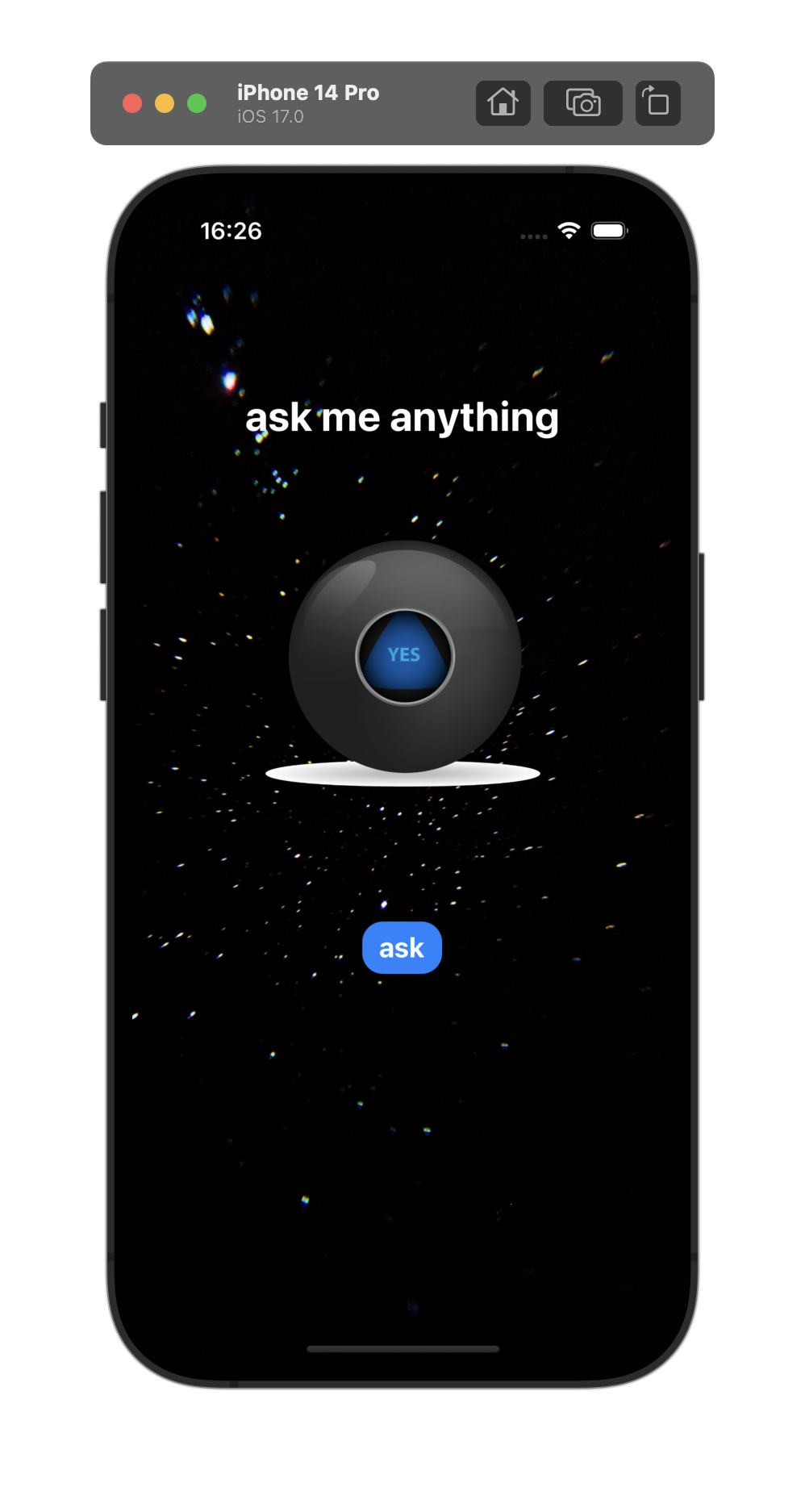 GitHub - sedatbarlin/8BallApp