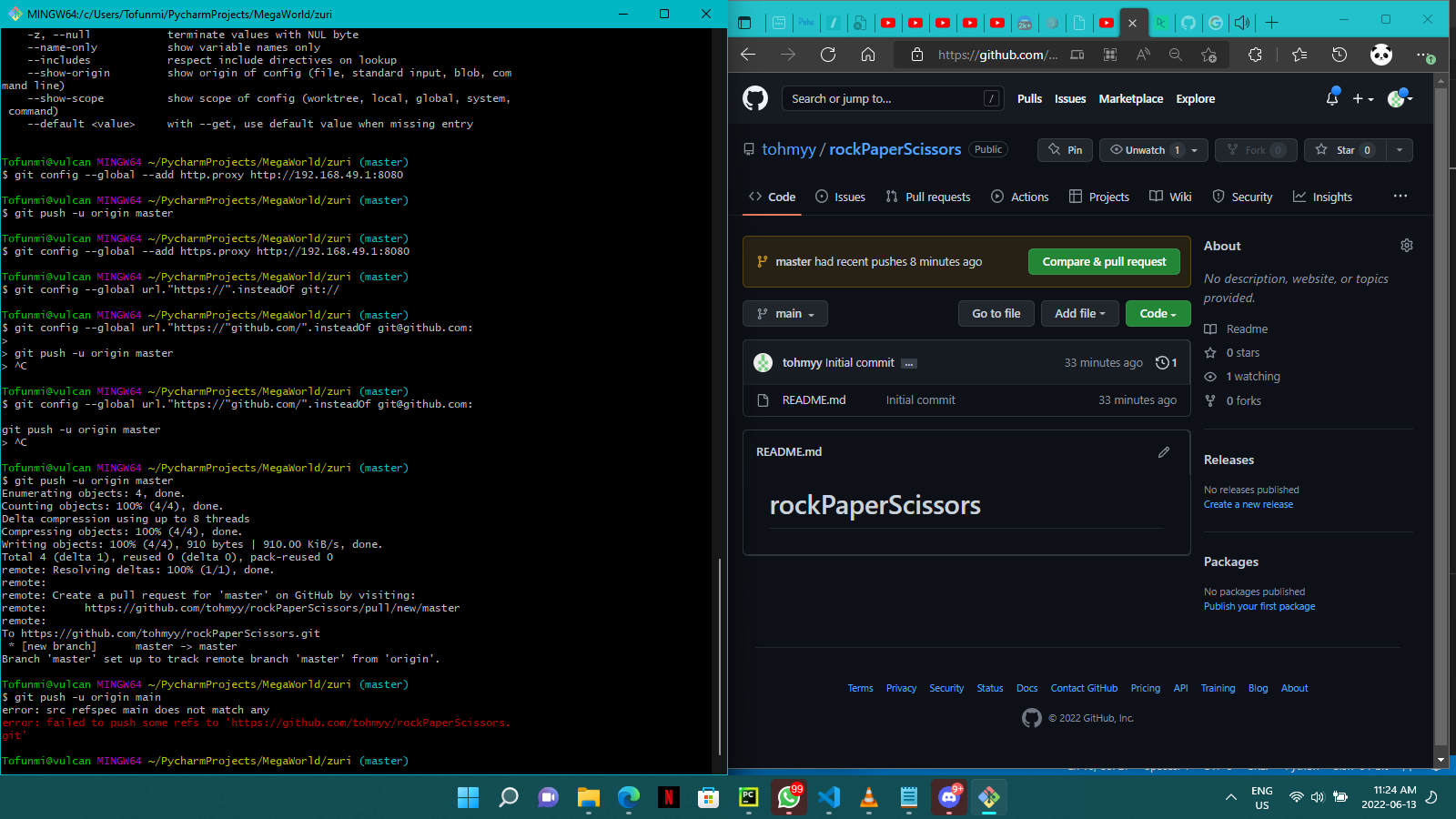 GitHub - tohmyy/rockPaperScissors