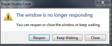 Large project: Hanging/freezing problem · Issue #43838 · microsoft/vscode · GitHub