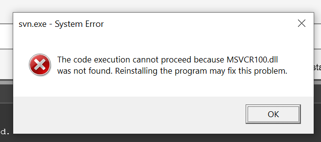MSVCR100.dll error · Issue #1006 · Moonshine-IDE/Moonshine-IDE · GitHub