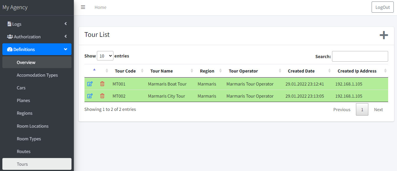 GitHub - tayfunengin/TravelAgencyApp