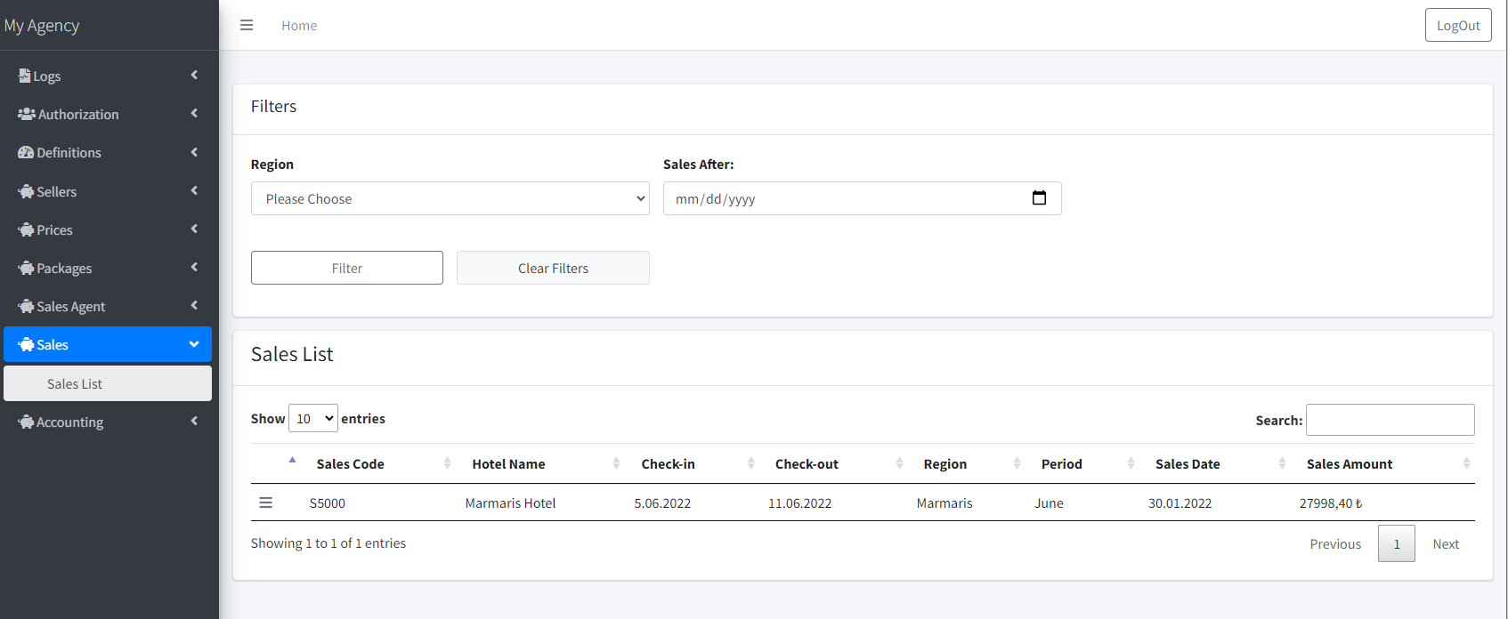 GitHub - tayfunengin/TravelAgencyApp