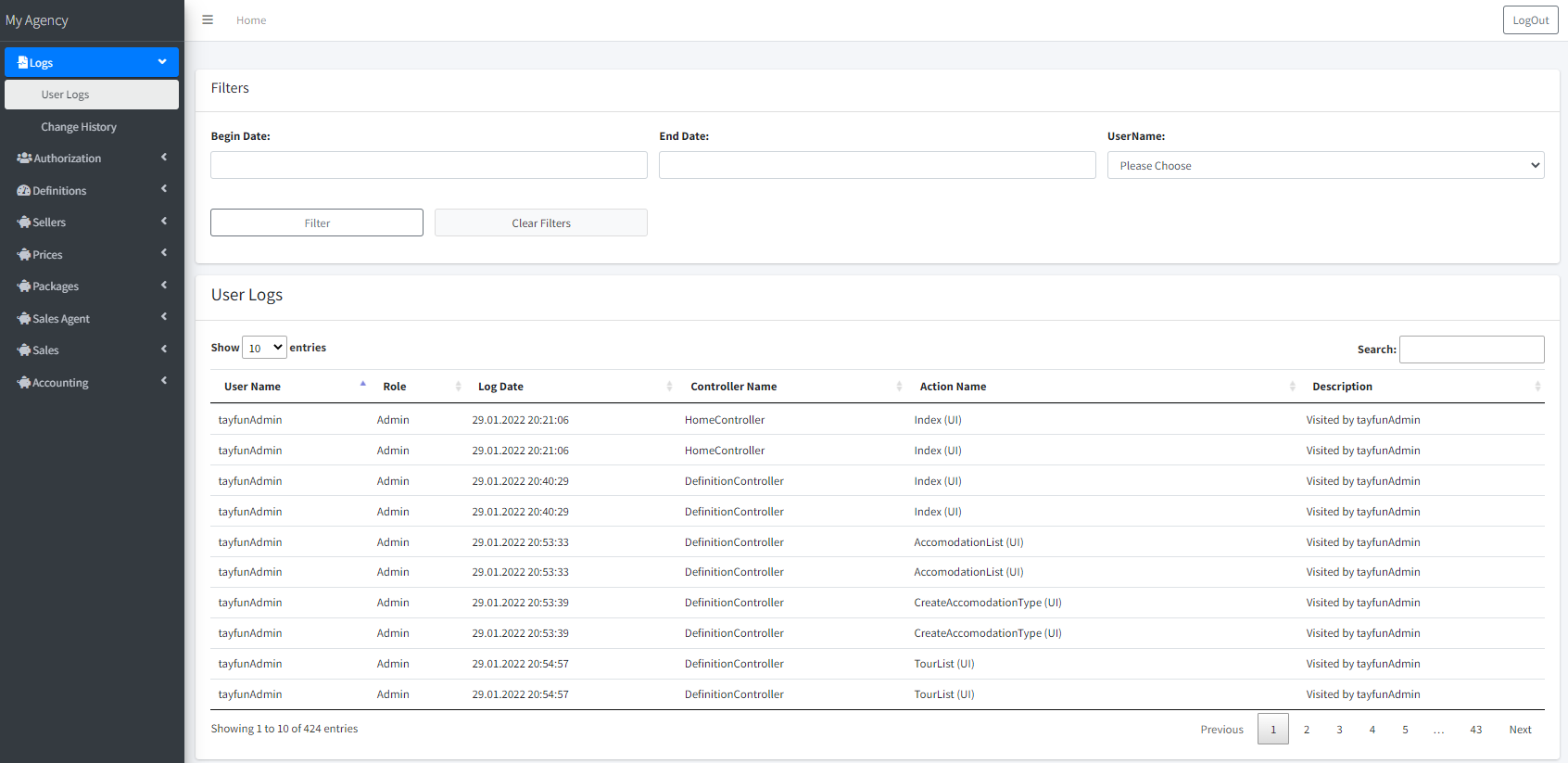 GitHub - tayfunengin/TravelAgencyApp