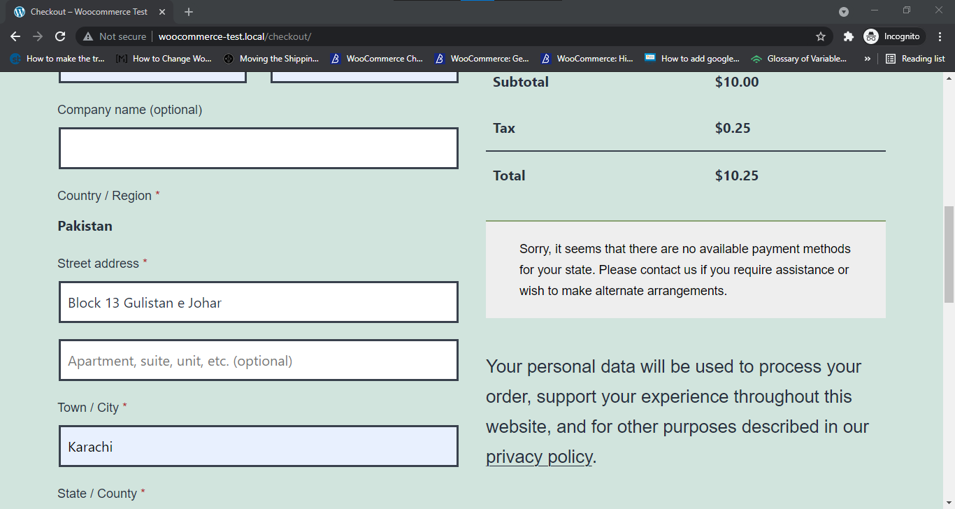 Taxes Are Not Applying When Using Specific Apostrophe In City Name At Cartcheckout · Issue 