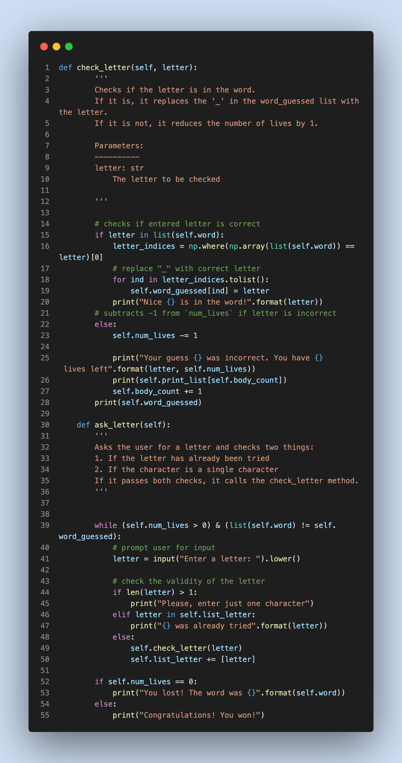 GitHub - ekfiagbedzi/Hangman: A game that makes a player guess a word ...