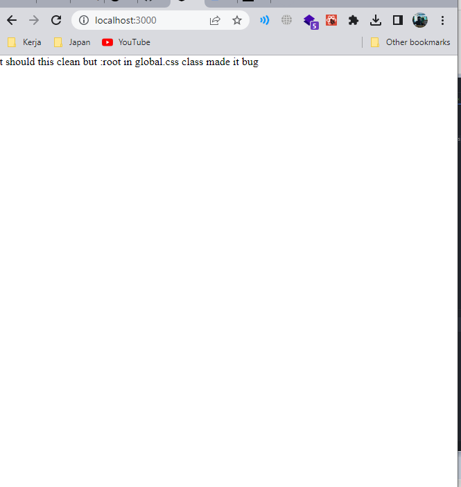 Bug On Body Root Global Css · Issue 46176 · Vercelnextjs · Github