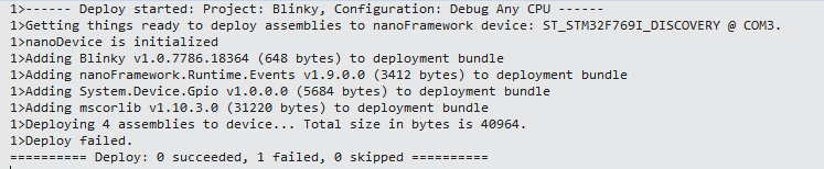 Cannot deploy anything to the 769DISCO board · Issue #735 · nanoframework/Home · GitHub