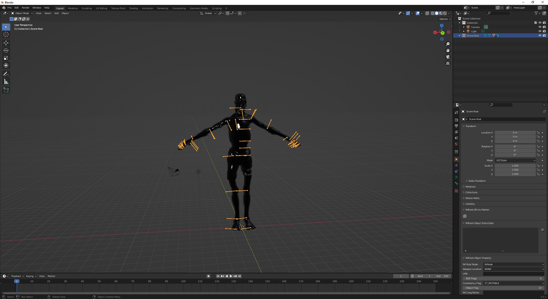 .kf animations import on models messed up (fallout: new vegas) · Issue #503 · niftools/blender ...
