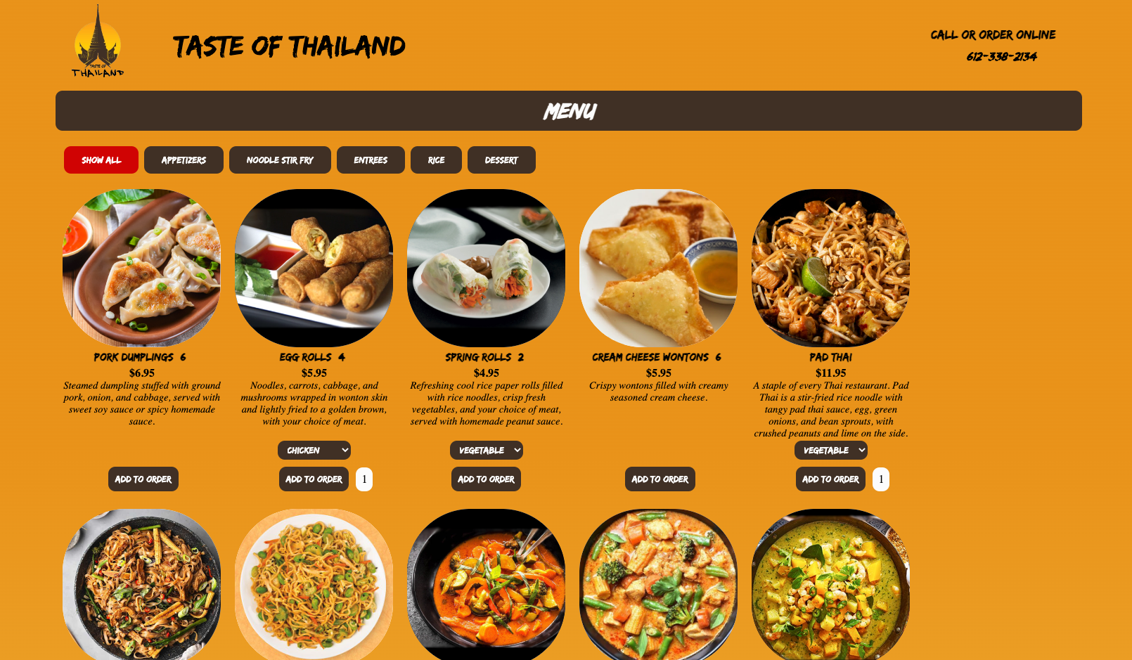 GitHub - mitchbaum/tasteofthailand: Taste of Thailand website