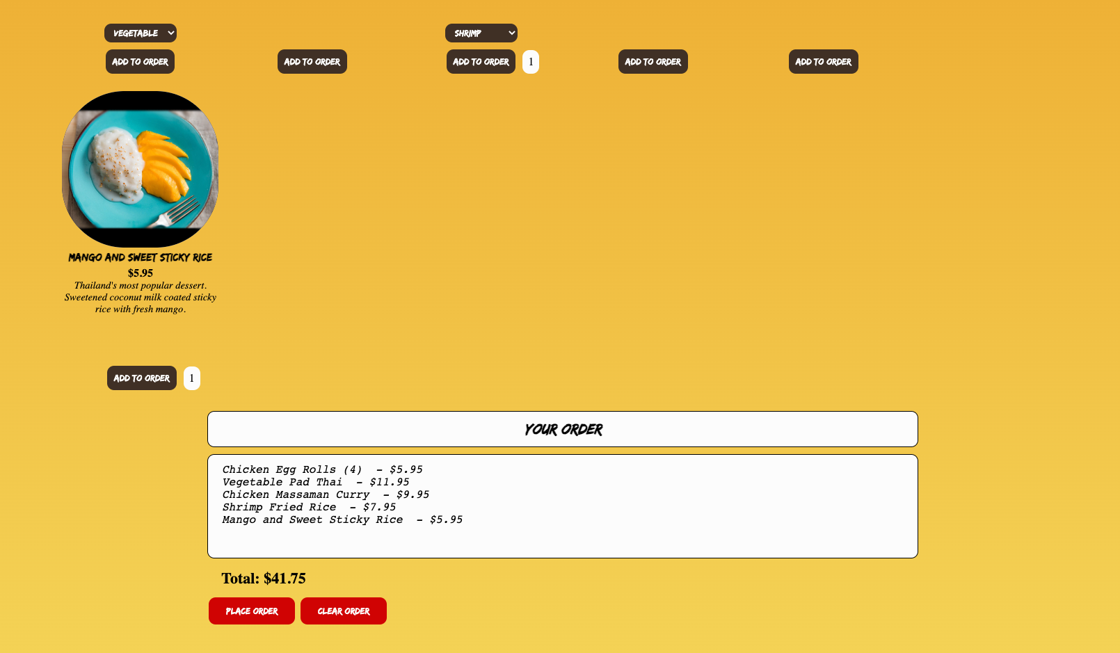 GitHub - mitchbaum/tasteofthailand: Taste of Thailand website