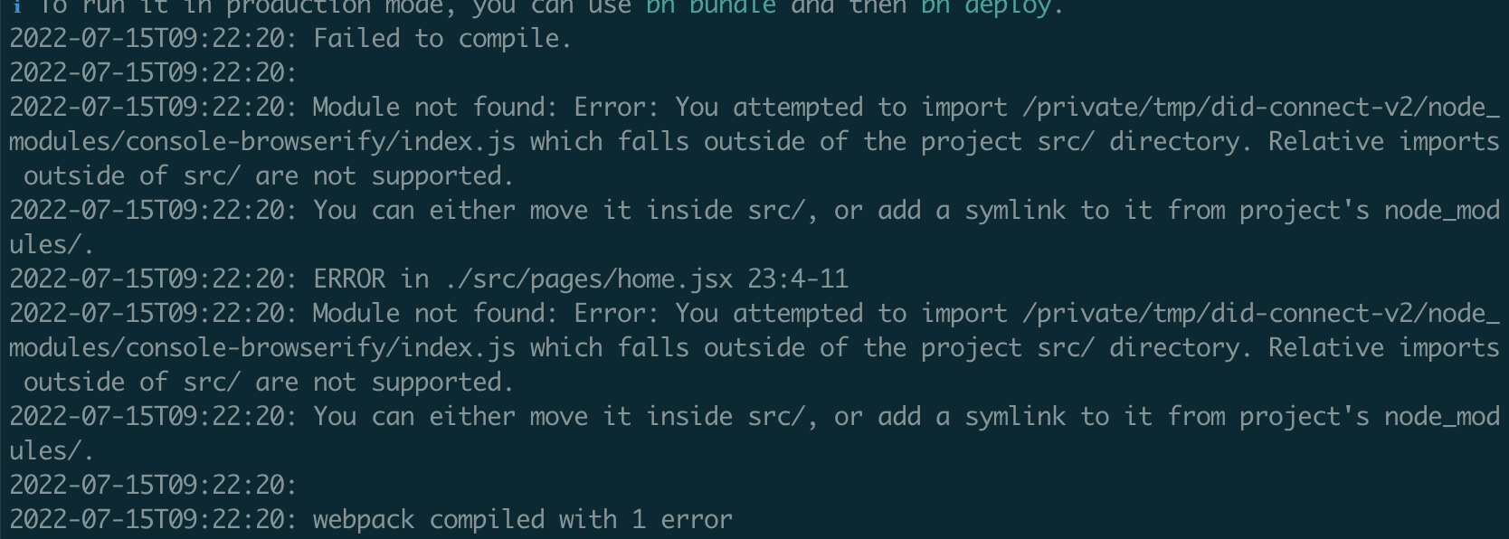 创建的 React 静态项目无法使用 Did Connectreact · Issue 151 · Blockletcreate Blocklet · Github 6429