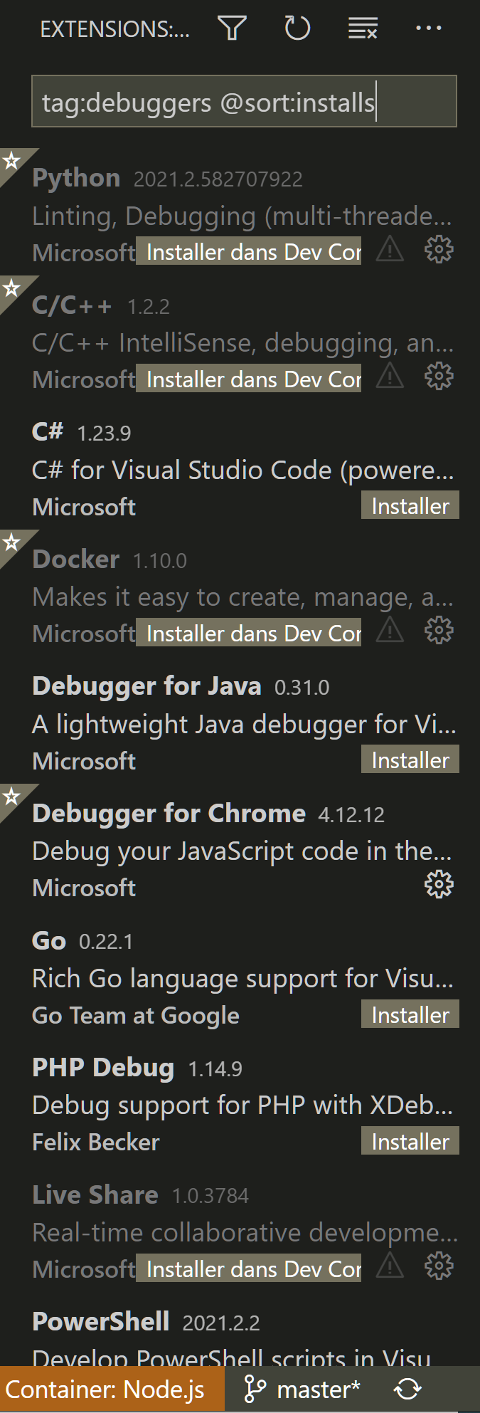 Bad debugger suggestions for pwa-node · Issue #117779 · microsoft/vscode · GitHub