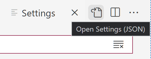 Add 'open settings.json' option to configuration menu (gear in bottom left) · Issue #147194 ...