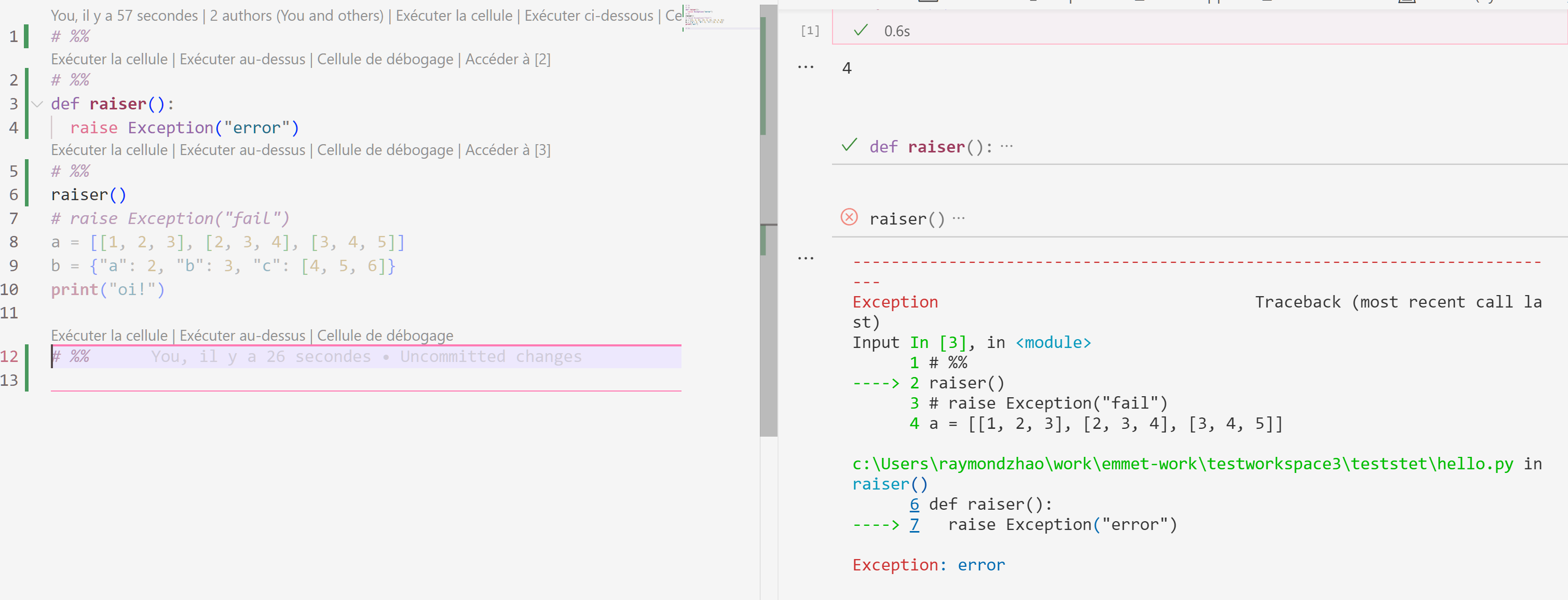 Error Stack Trace Does Not Have Links In Iw If Code Has Been Run From The Input Box · Issue 