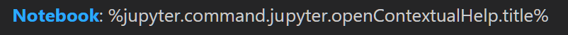 One of the notebook commands in the Command palette has percent signs around it · Issue #12333 ...