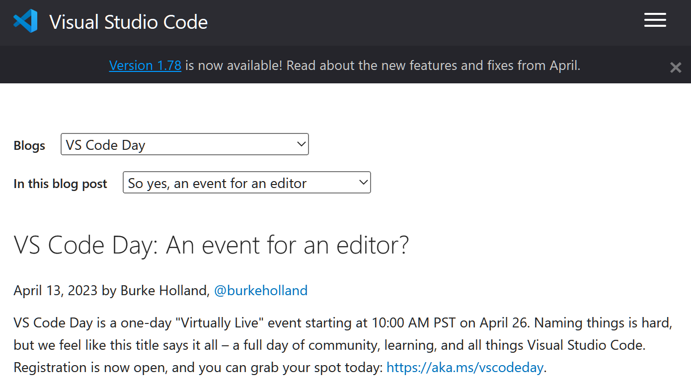 A11y_Visual Studio Code Services_Docs_Left Right Navigation_Resize: After zooming the page up to ...