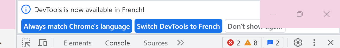 The developer tools become a floating window · Issue #168454 · microsoft/vscode · GitHub