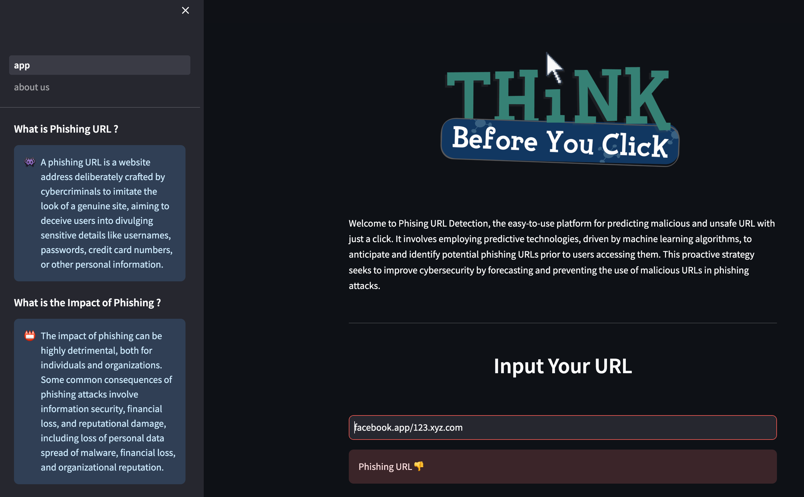 GitHub - mwiwids/PhishingURLsDetection