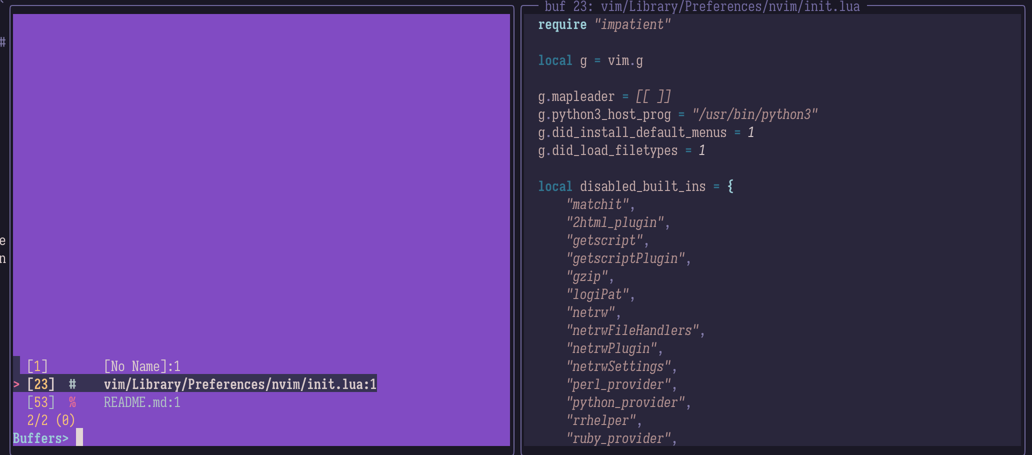 Built In Preview Syntax Off Not Working Anymore · Issue 169 · Ibhagwanfzf Lua · Github