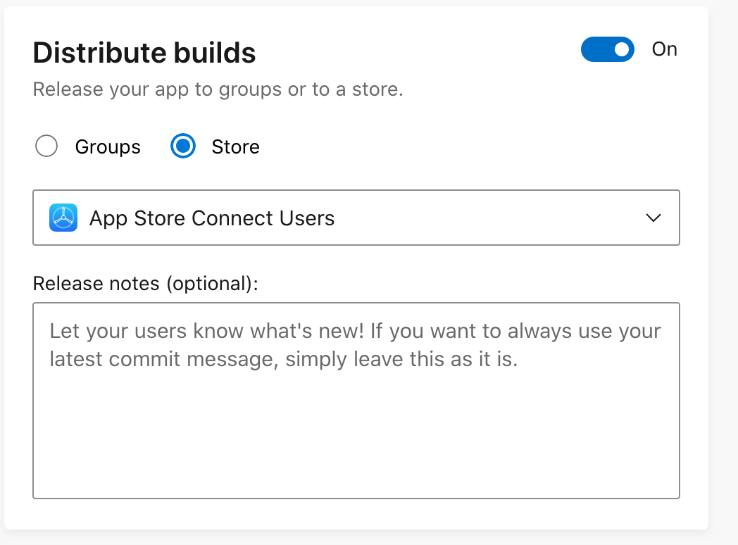 Option to set release note in `build queue` · Issue #888 · microsoft/appcenter-cli · GitHub