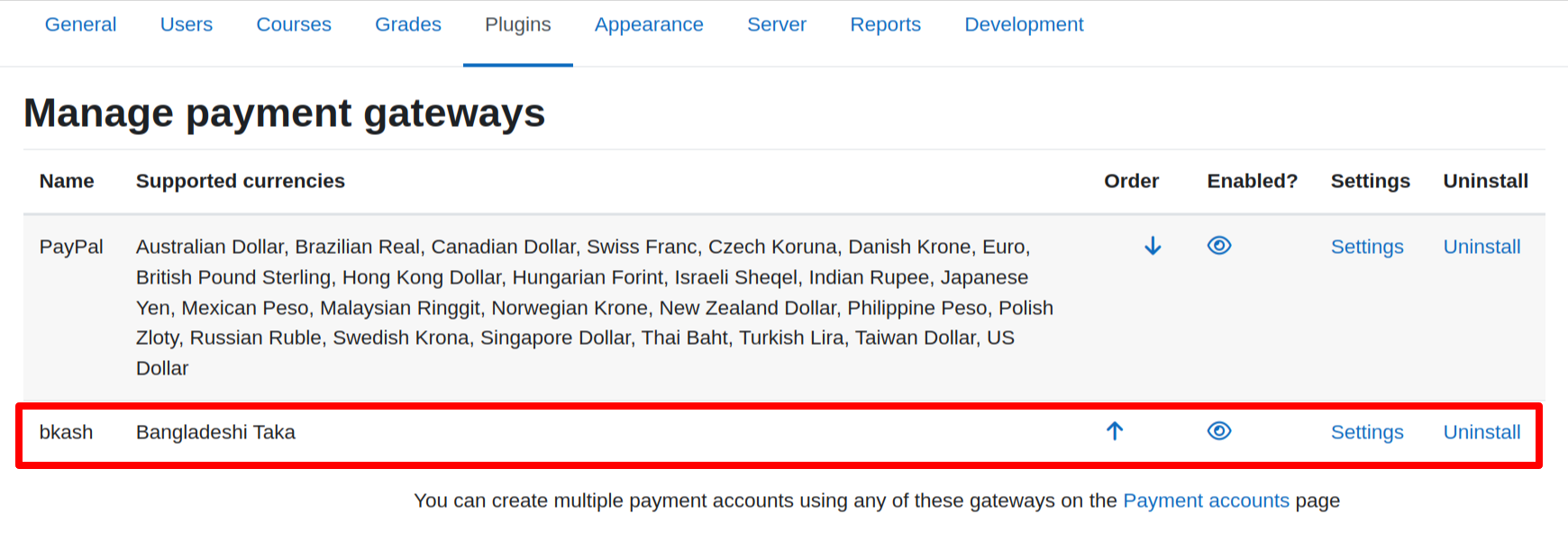GitHub - eLearning-BS23/moodle-paygw_bkash: Bkash payment gateway ...