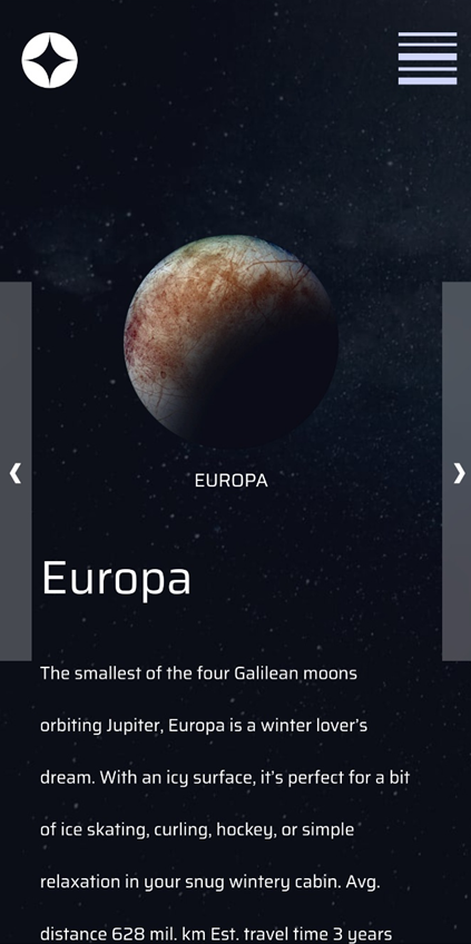 GitHub - shinjuno123/space-travel-design: :zap: Static Web Page After ...