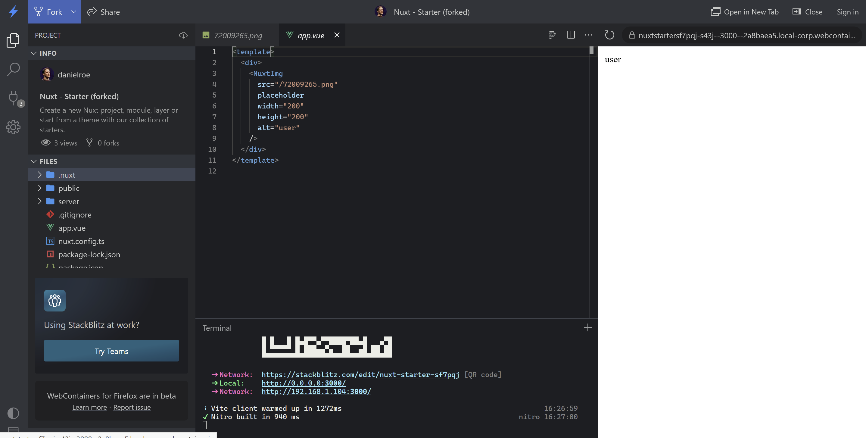 NuxtImg not displayed on every (re)load · Issue #1049 · nuxt/image · GitHub