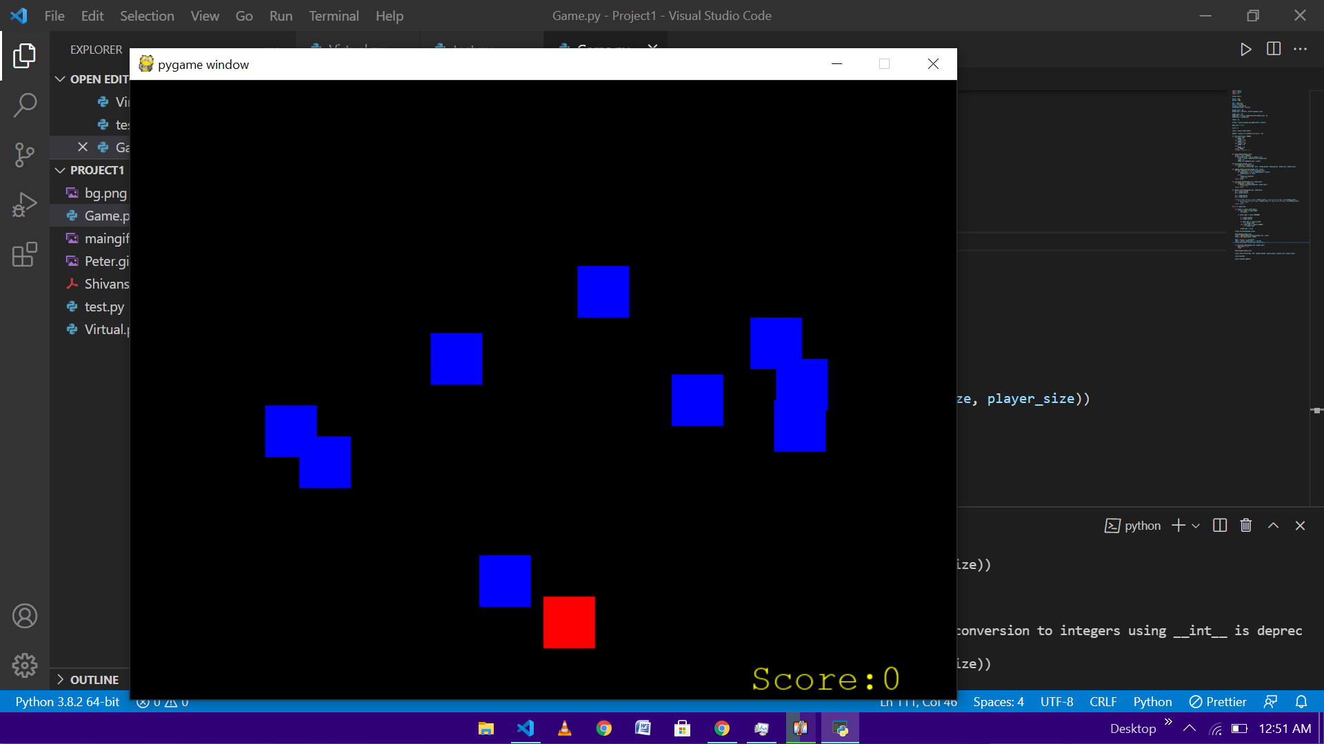 GitHub - Shivajsk/Block-Game: –“A game made in Python using Pygame ...