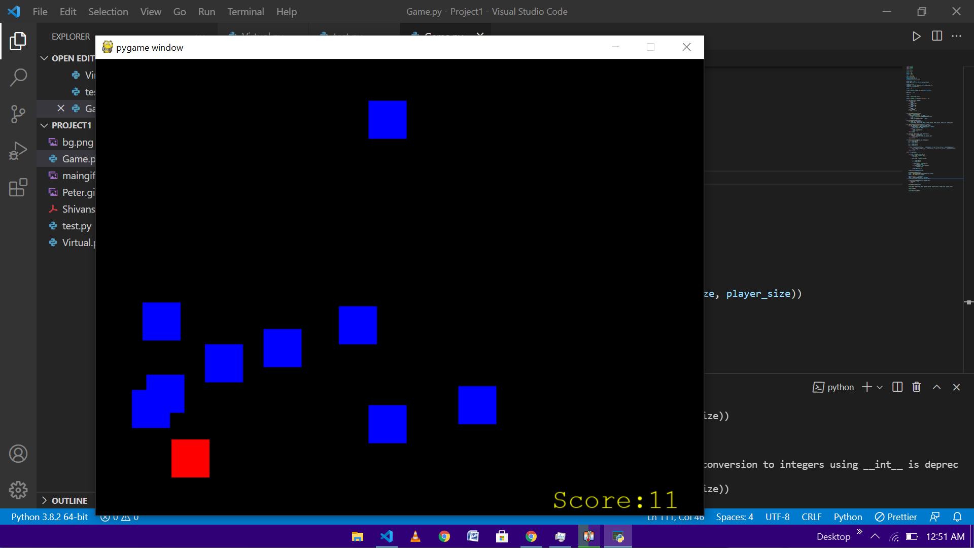 GitHub - Shivajsk/Block-Game: –“A game made in Python using Pygame ...