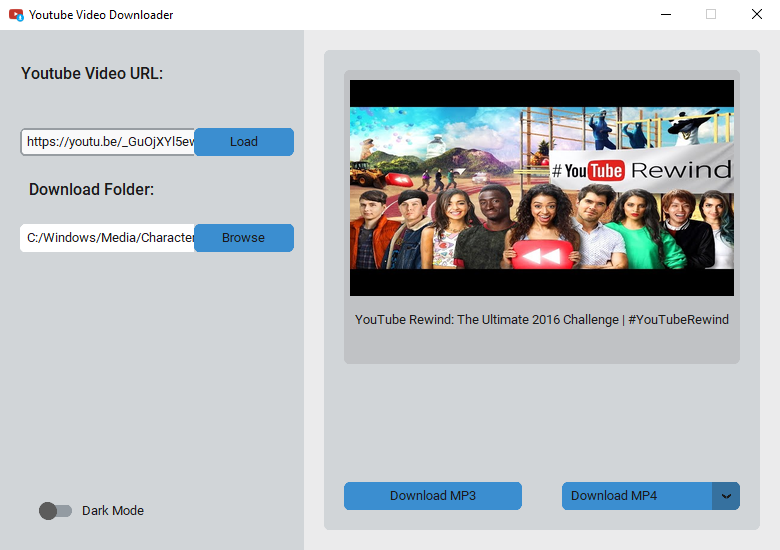GitHub - JeremyRobert04/YouTubeDownloader: A simple python application ...