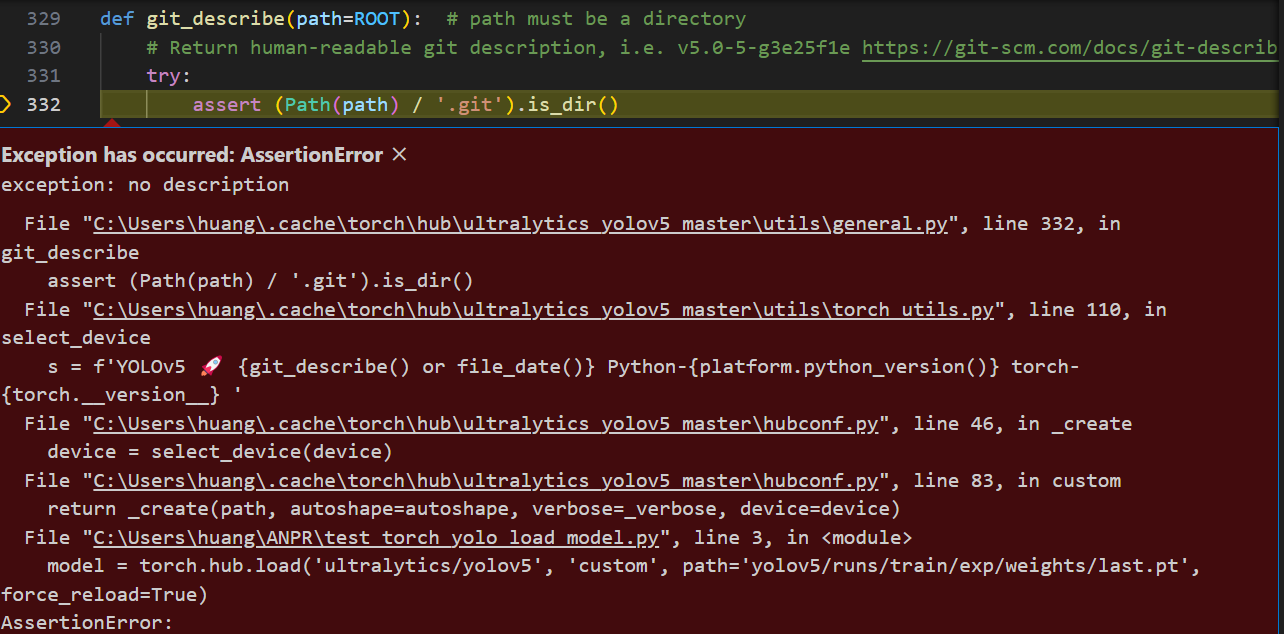 Unable To Load Yolov5 · Issue 12162 · Ultralytics Yolov5 · Github