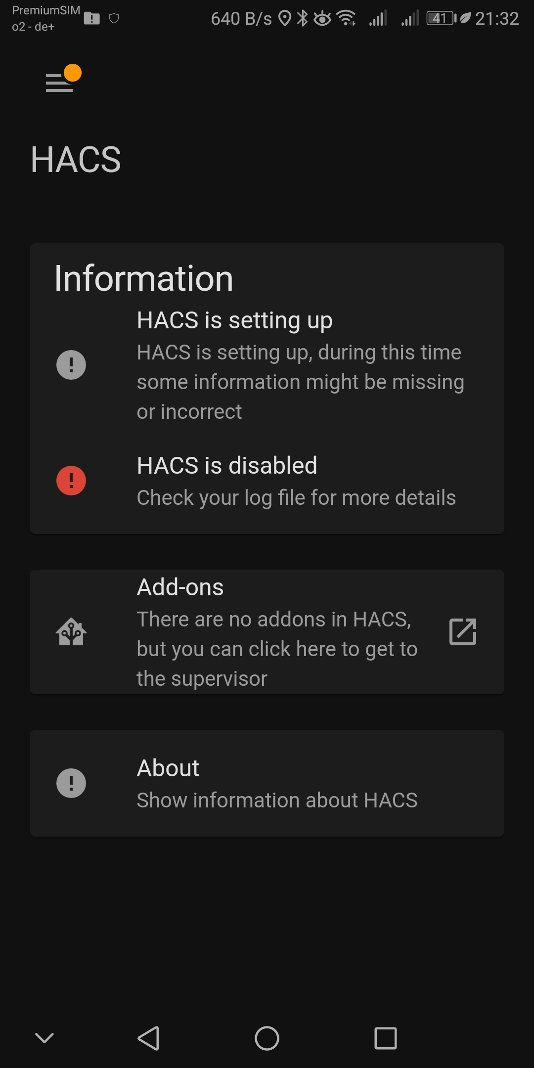 HACS doesn't work anymore · Issue #1555 · hacs/integration · GitHub