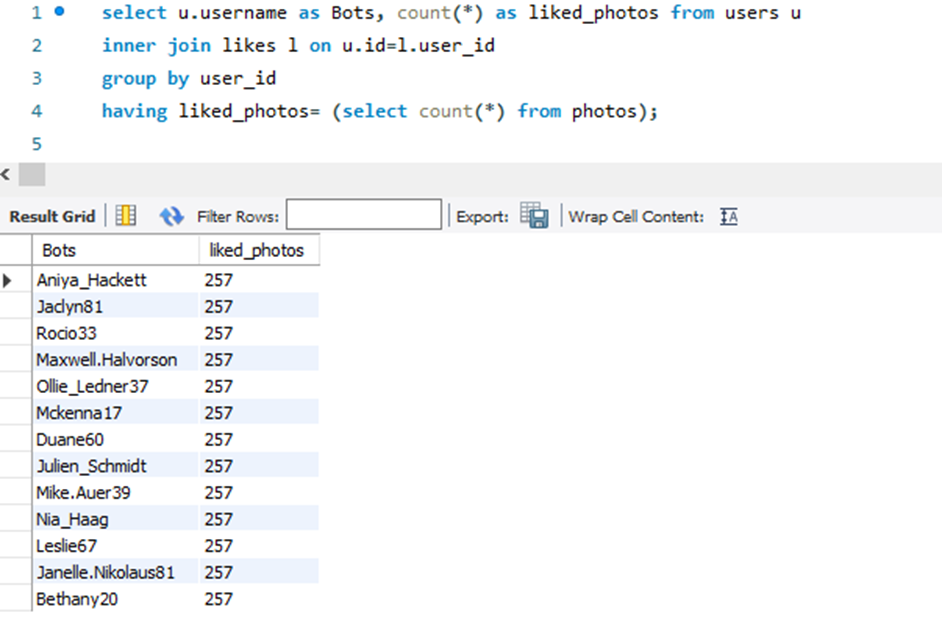 GitHub - pramod-T/Instagram-users-Analytics: Simple Data Exploration project using SQL Queries ...