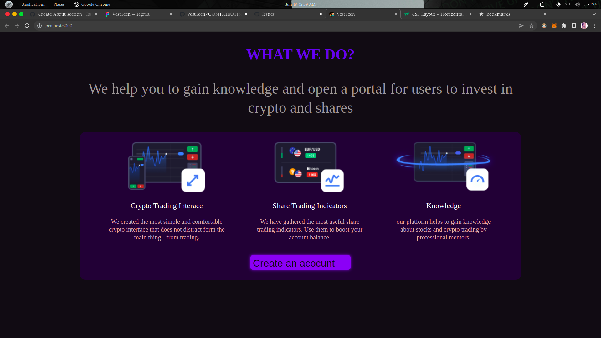 Create About section · Issue #17 · ItsRoy69/VestTech · GitHub