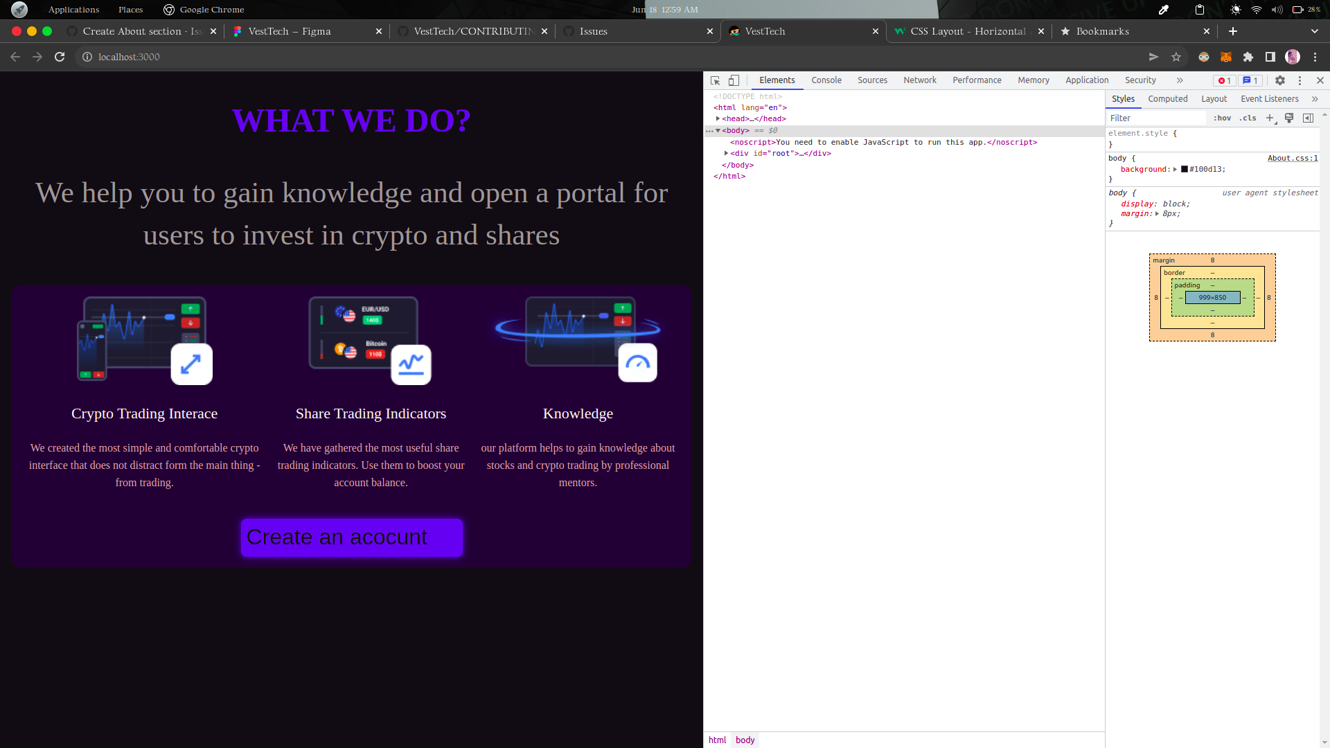 Create About section · Issue #17 · ItsRoy69/VestTech · GitHub