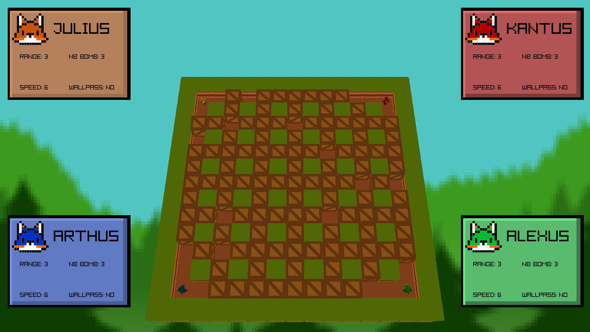 GitHub - Kubirt/IndieStudio: Video Game, made for an Epitech Year End project, based on Bomberman