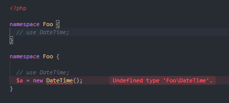 Duplicate symbol declarations for duplicates namespaces in single file ...