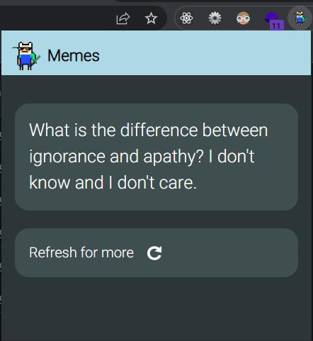 GitHub - Karanmalviya/daddy-jokes-chrome-extension