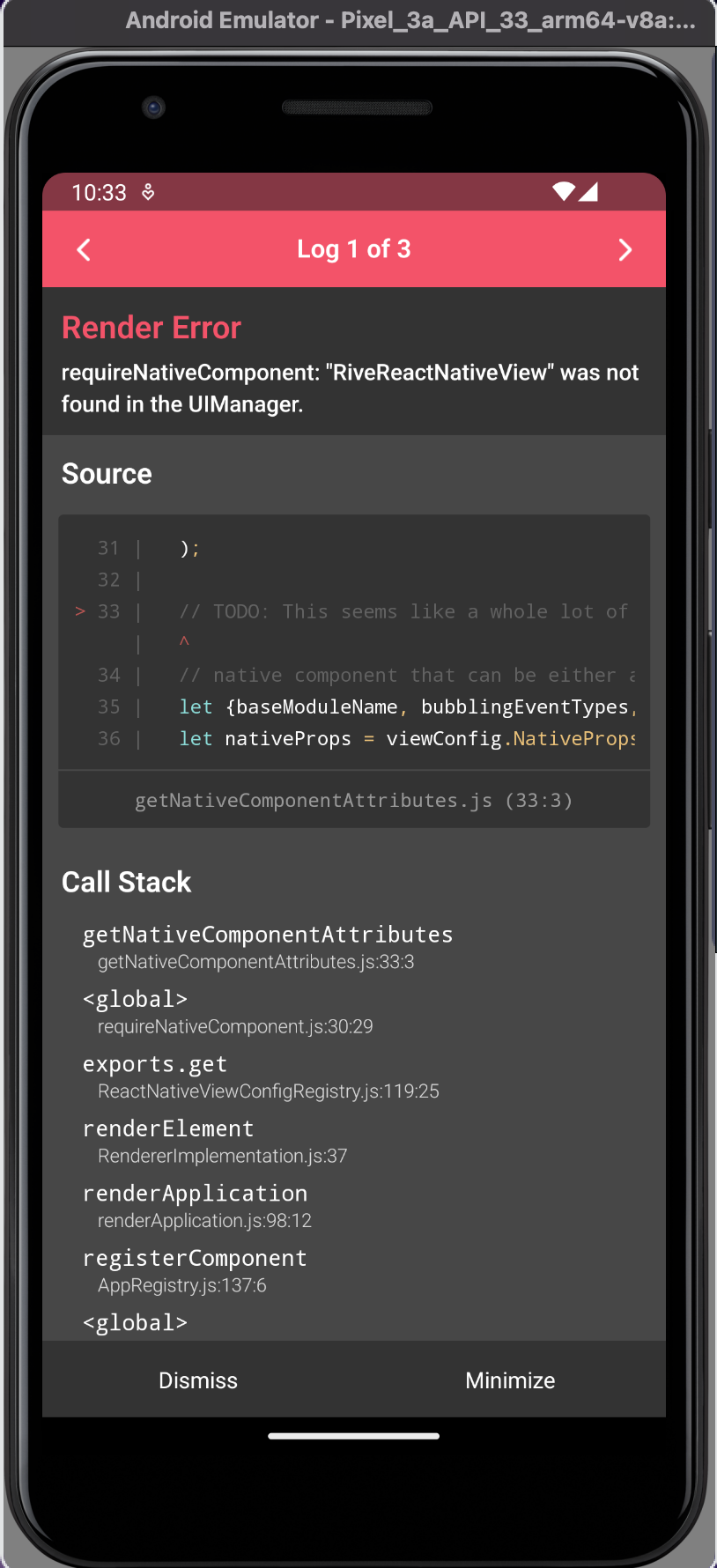 requireNativeComponent: "RiveReactNativeView" was not found in the UIManager · Issue #200 · rive ...