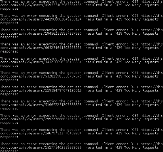 Getuser Ratelimit Handling · Issue 471 · Discord Php Discordphp · Github
