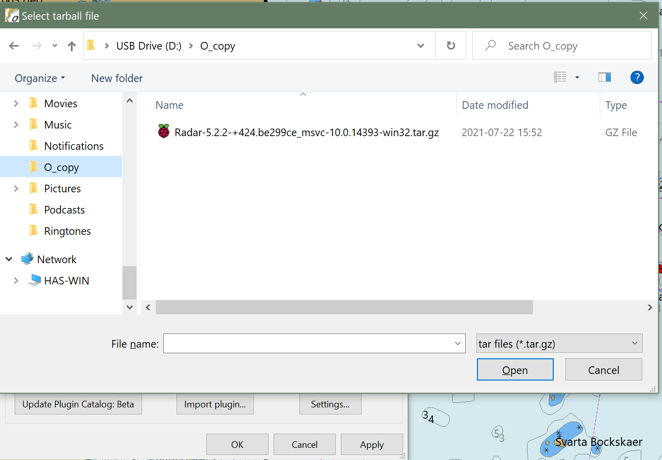 Probably an opencpn thing, but how to install/enable plugin without internet? · Issue #180 ...