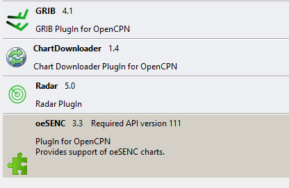 Plug-in mgr; list shows wrong version for oeSENC · Issue #1596 · OpenCPN/OpenCPN · GitHub