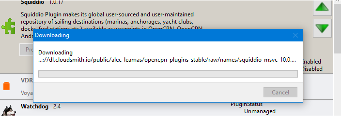 Plugin manager Download message box hangs OCPN · Issue #1666 · OpenCPN/OpenCPN · GitHub