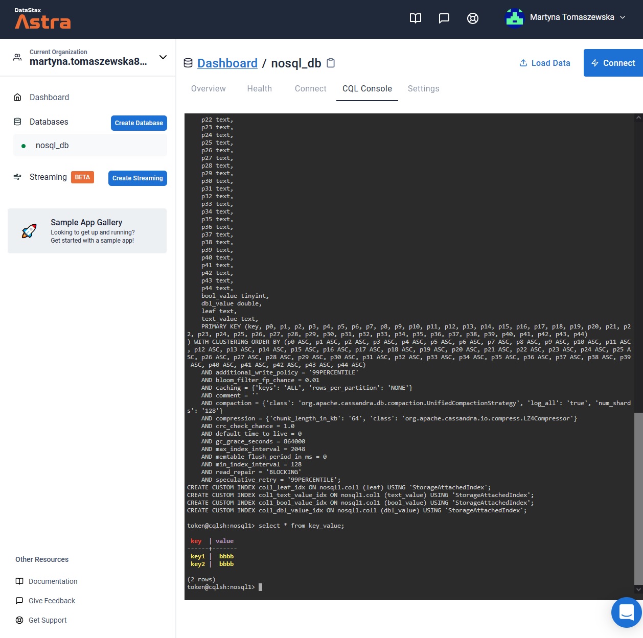 [HW] · Issue #276 · datastaxdevs/workshop-introduction-to-nosql · GitHub
